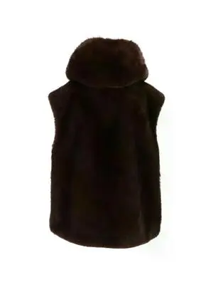 BULLY Faux-fur Hooded Gilet