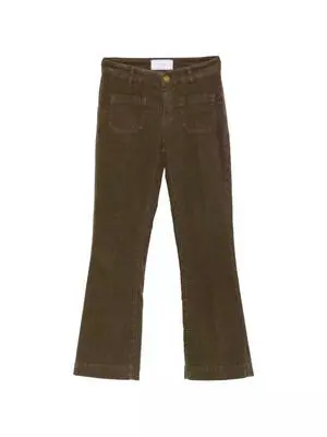 Seafarer Corduroy Flared Trousers - Brown