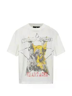 REPRESENT Graphic-print T-shirt - Neutrals