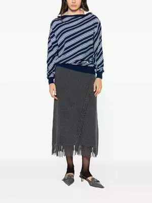 SHUSHU/TONG Stripe-pattern Sweater