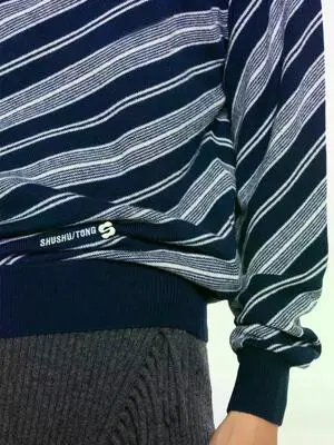 SHUSHU/TONG Stripe-pattern Sweater