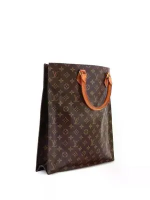 LOUIS VUITTON Vintage Sac Plat Bag Monogram Canvas Tote Bag