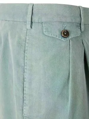 PT TORINO Pleated Corduroy Shorts