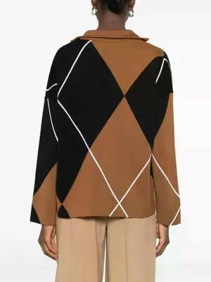 Max Mara Sala Argyle-pattern Sweater