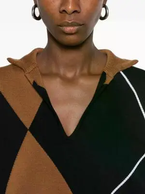 Max Mara Sala Argyle-pattern Sweater
