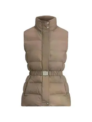 Ralph Lauren Quilted Belted Gilet - Brown