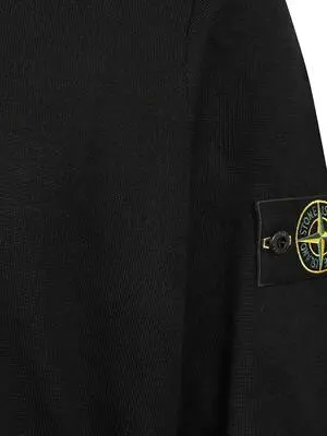Stone Island 5100071 Light Pure Rws Wool Jumper - Black