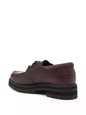 Timberland Logo-embossed Lug-sole Loafers - Red