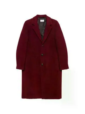 AMISH SUPPLIES Single-breasted Logo-patch Coat