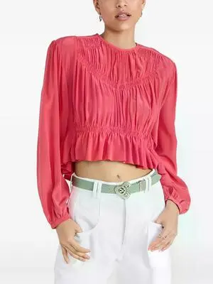 Isabel Marant Étoile Nelino Shirred Blouse