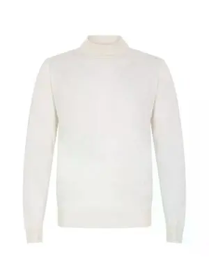 Fedeli High-neck Long-sleeve Sweater - Neutrals