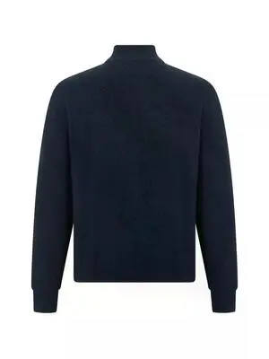 Fedeli High-neck Zip-up Cardigan