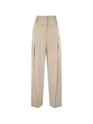 Max Mara Pleated Wide-leg Trousers