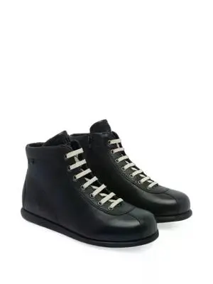 Camper Pelotas Lace-up Boots - Black