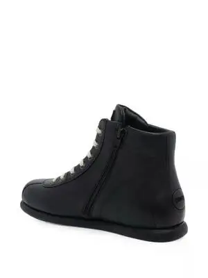 Camper Pelotas Lace-up Boots - Black
