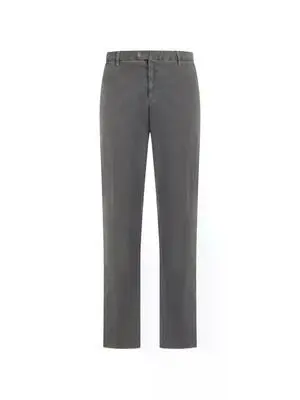 Fedeli Straight-fit Trousers - Grey