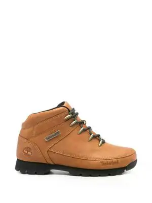 Timberland Logo-debossed Leather Ankle Boots - Brown