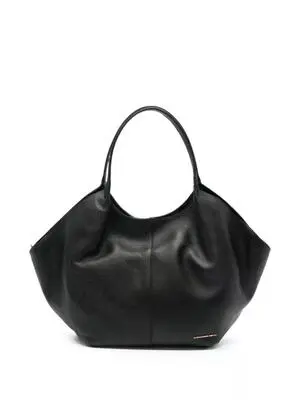 ALEXANDER SMITH Large Rachel Leather Tote Bag - Black