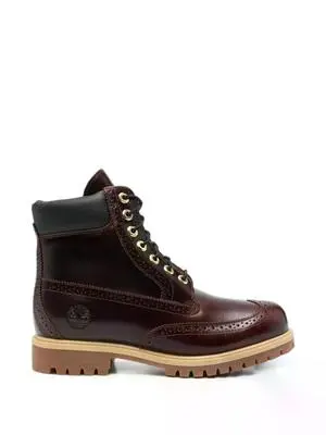Timberland Brogue-detail Leather Boots
