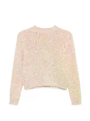 I BLUES Chunky-knit Long-sleeve Sweater - Brown