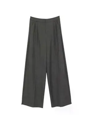 I BLUES Pleated Palazzo Pants - Grey