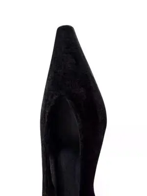Loulou De Saison Giada Velvet Kitten-heel Pumps