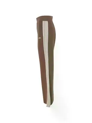 AUTRY Logo-detail Side-stripe Track Pants - Brown