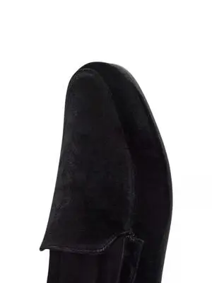 Loulou De Saison Bert Velvet Loafers