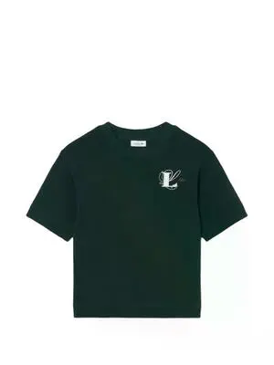 Lacoste Logo-embroidered Oversized T-shirt