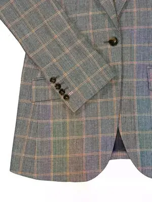 Stella McCartney Prince Of Wales-check Wool Blazer - Grey