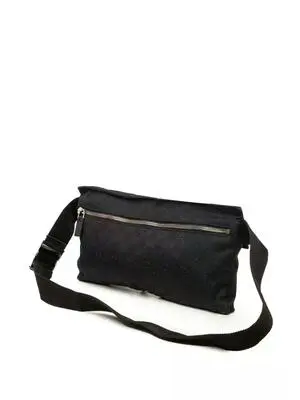 Gucci 2000-2015 Gg Canvas Double Pocket Belt Bag