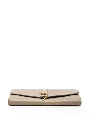 Chloé 2020 Grained Calfskin Aby Wallet On Chain Crossbody Bag