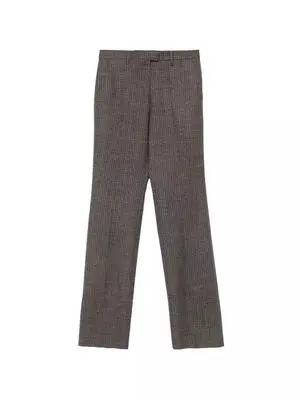 Etro Check Straight-leg Trousers