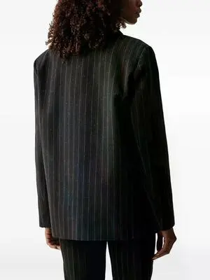 TWINSET Pinstripe Sequin-embellished Blazer