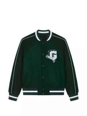 Givenchy College Varsity Jacket In Wool - Green