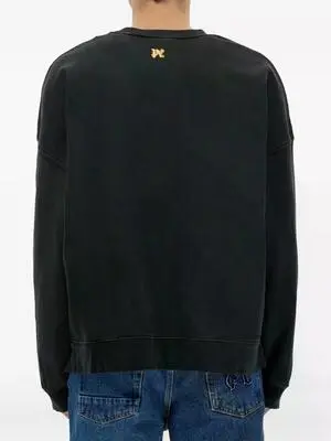 Palm Angels Burning Monogram Sweatshirt