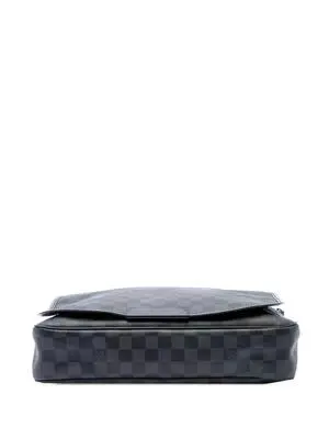 LOUIS VUITTON 2010 Damier Graphite Daniel Mm Crossbody Bag