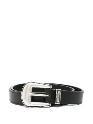 Amiri Leather Belt - Black