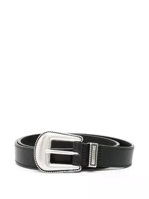 Amiri Leather Belt - Black