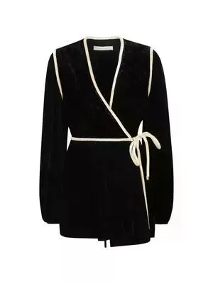 Zimmermann Quilted Velvet Jacket