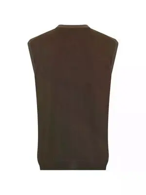 Fedeli Sleeveless V-neck Vest