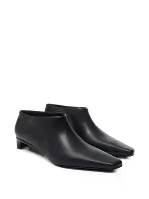 Loulou De Saison Beth Square-toe Ankle Boots - Black