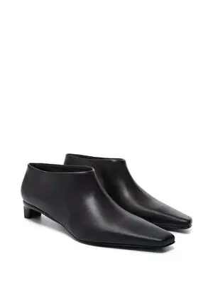 Loulou De Saison Beth Square-toe Ankle Boots - Black
