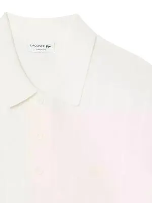 Lacoste Ribbed-knit Short-sleeve Polo Shirt