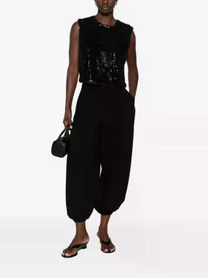 Simkhai Sequin-embellished Sleeveless Top - Black