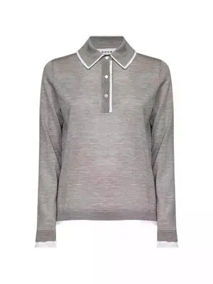 P.a.r.o.s.h Contrast-trim Polo Sweater