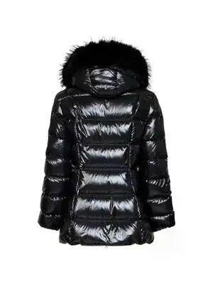 Moncler Fulmar Hooded Faux-fur Trim Quilted Coat