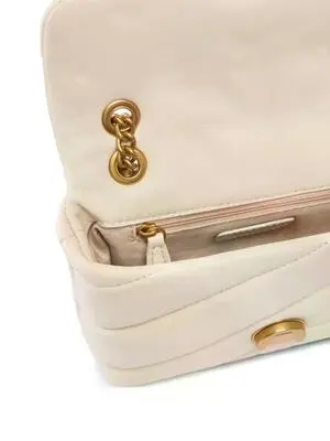 Pinko Baby Love Bag Puff Maxi Quilt New Buckle Shoulder Bag - Neutrals