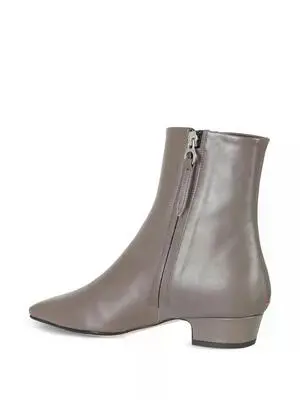 AeydĒ Lilia Square-toe Ankle Boots - Grey