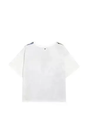 Max Mara Patchwork Floral-print T-shirt - White
